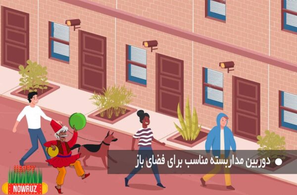 دوربین مداربسته مناسب برای فضای باز فروش و نصب دوربین مدار بسته